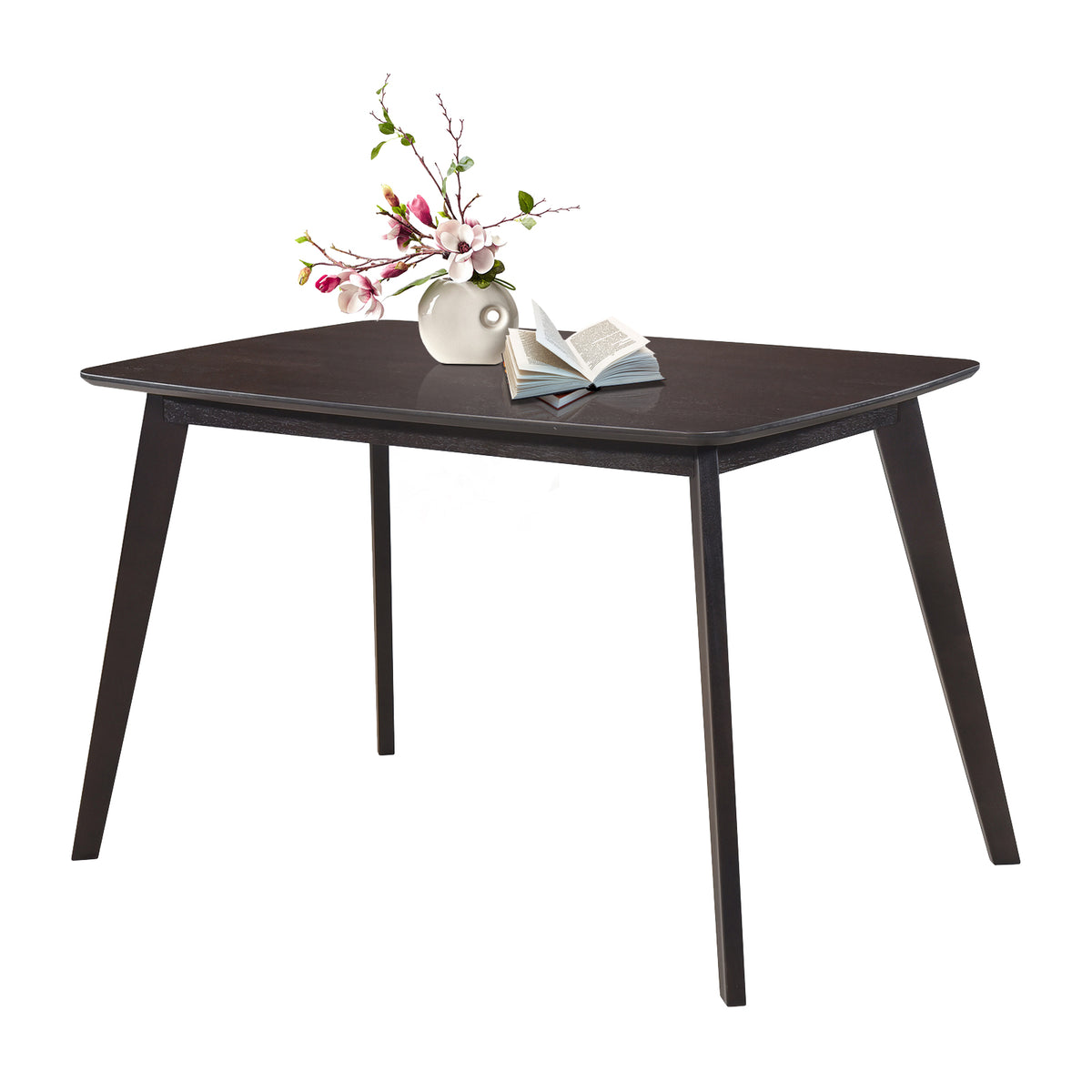 Urbanest Modern Dining Table 48 Inch Kitchen Table with Solid Wood Leg ...