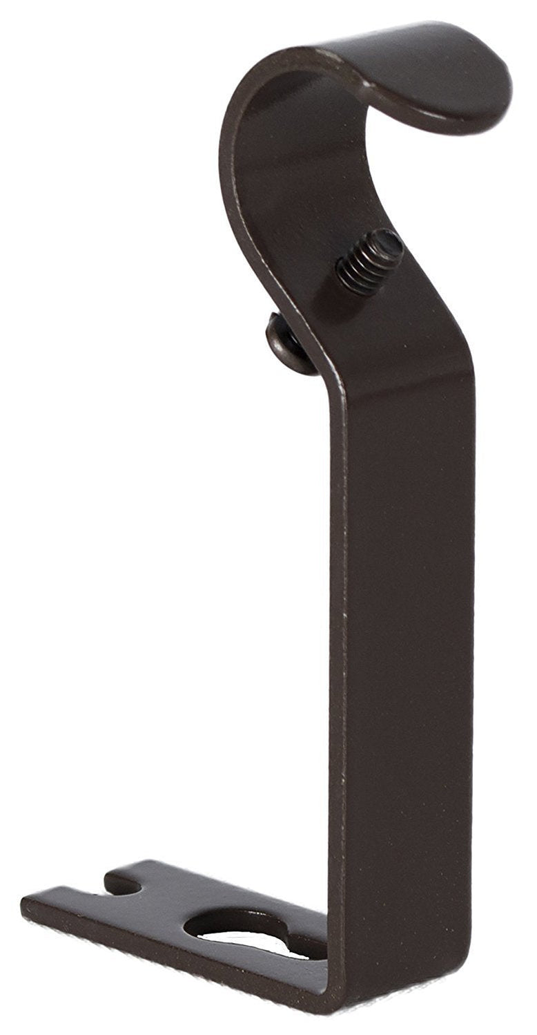 3/8-inch and 1/2-inch Non-Adjustable Curtain Drapery Rod - 7 Finishes ...