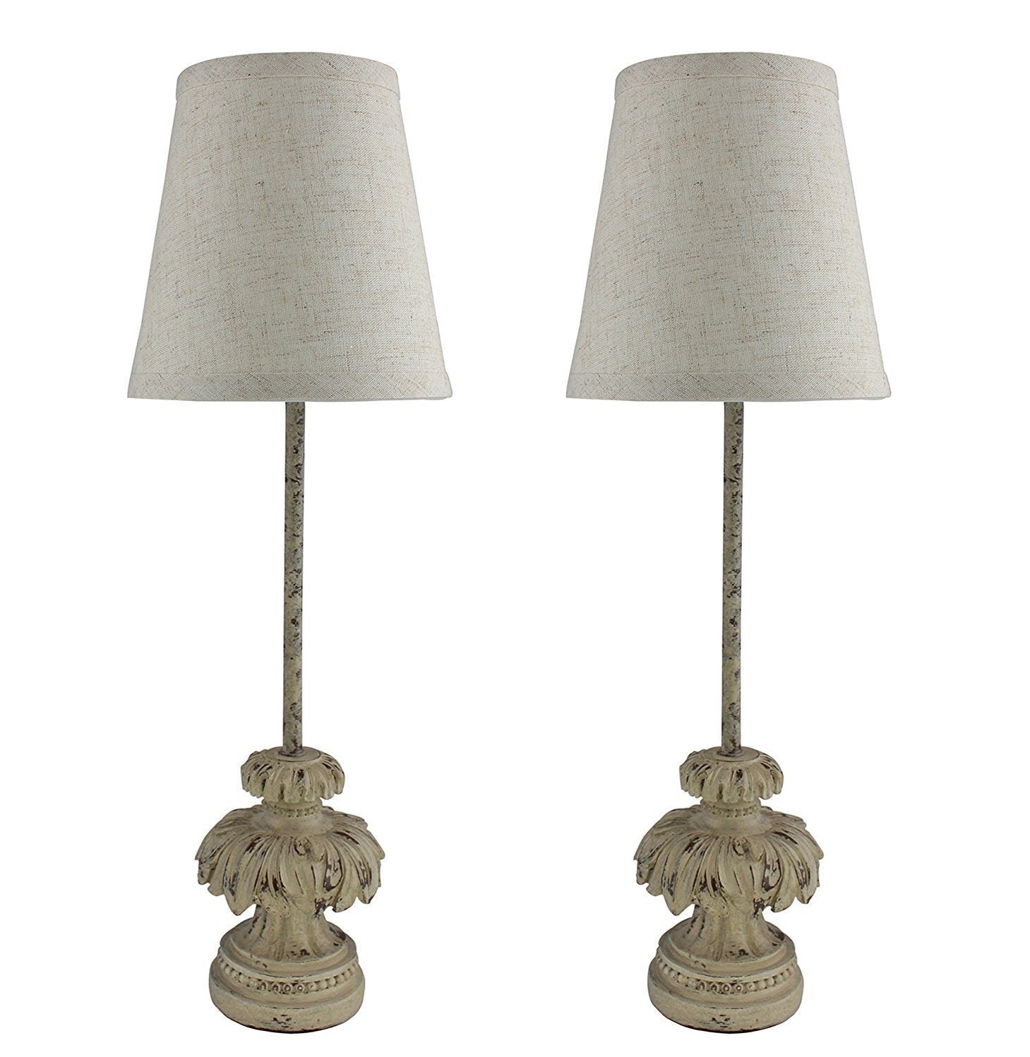 Set of 2 Bainbridge Mini Buffet Lamps with Shades — urbanest